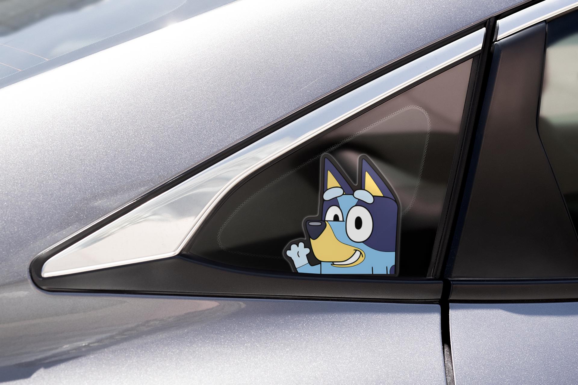Bluey Heeler Peeker | Vinyl Sticker | Peekers | Durable Waterproof | UV ...