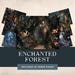 Enchanted Forest Digital Paper Pack: Fantasy Woodland Backgrounds ...