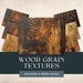 Wood Grain Texture Digital Paper Pack | 6 High-res 12x12 Backgrounds ...
