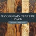 Wood Grain Texture Digital Paper Pack | 6 High-res 12x12 Backgrounds ...