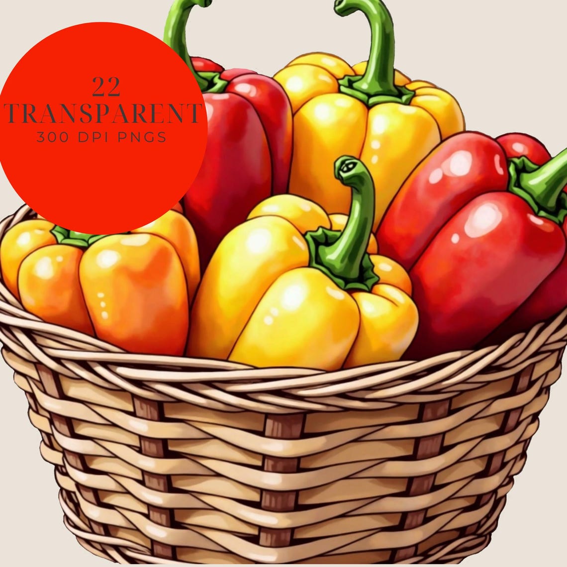 Farmer’s Market Clipart, Watercolor Vegetable PNG, Locally Grown ...