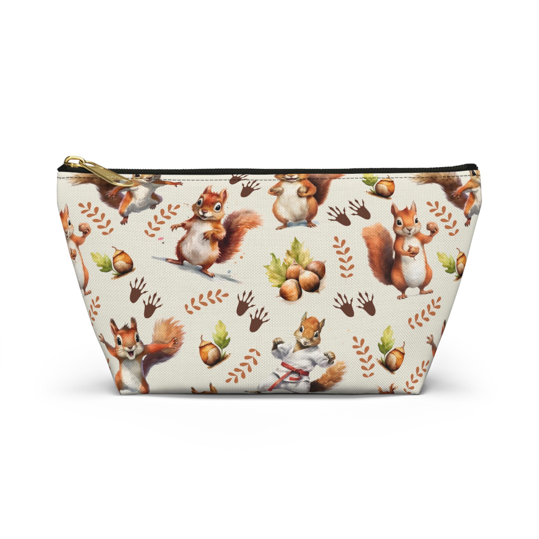 Squirrel Accessory Pouch, Cute Animal Pouch Bag, Small Makeup Bag ...