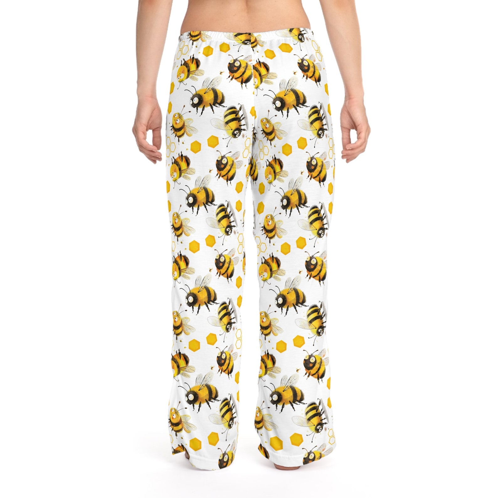 Bumble Bees Women's Pajama Pants for Bee Keeper Cute Bees Lounge Wear ...