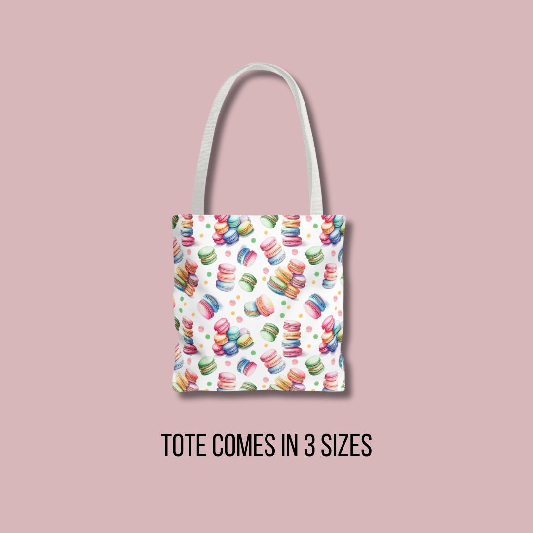 Macaron Cookies Tote Bag for Eco Conscious Individual Tote Bag for ...