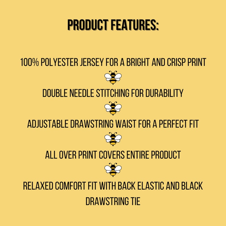 Bumble Bees Women's Pajama Pants for Bee Keeper Cute Bees Lounge Wear ...