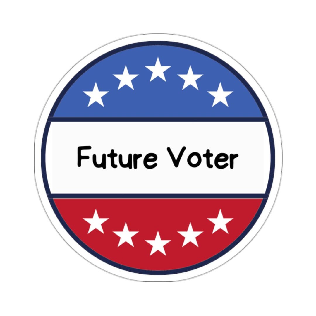 Future Voter Sticker for Kids Election Day Education Gift for Teacher ...
