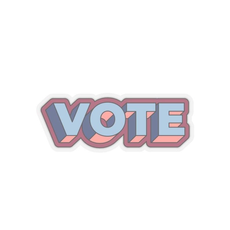 Vote Sticker, Election 2024, Aesthetic Political Sticker, Political ...