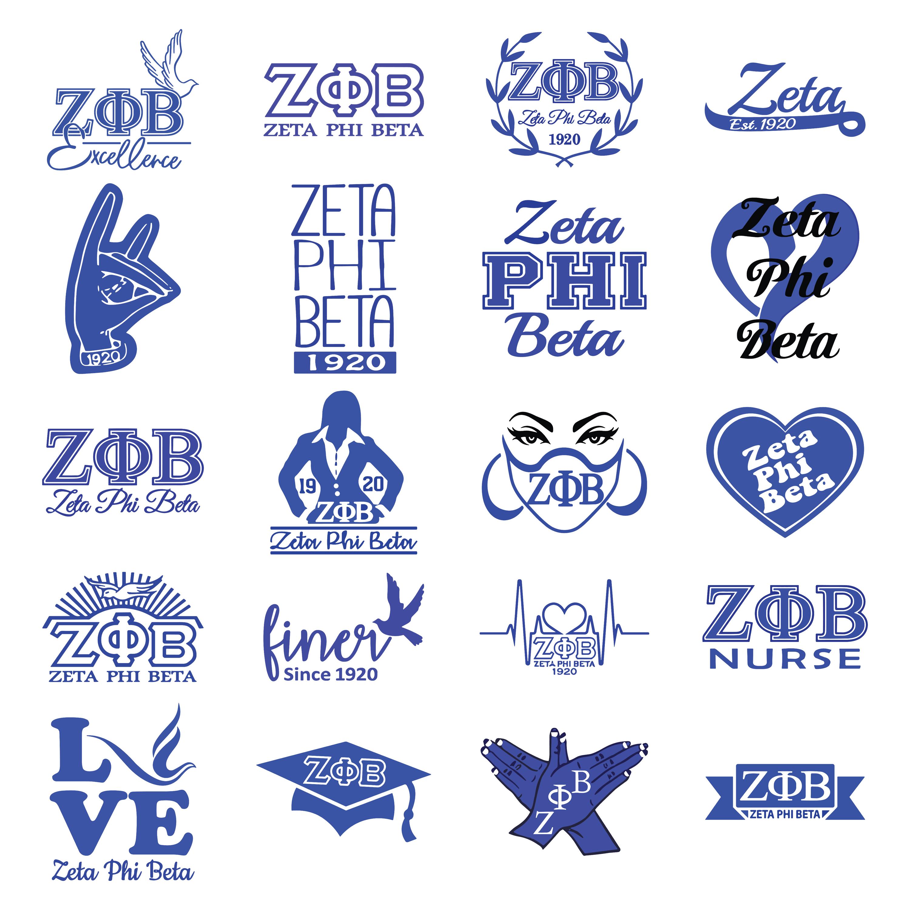 Zeta Phi Beta Sign Svg, 1920 Zeta Phi Beta Sign Svg Bundle, Sorority ...