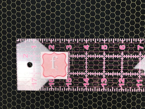 Bee Hive Honeycomb Black and Honey Devonstone Quilters Cotton Queen Bee Sewing & Fiber Craft ...