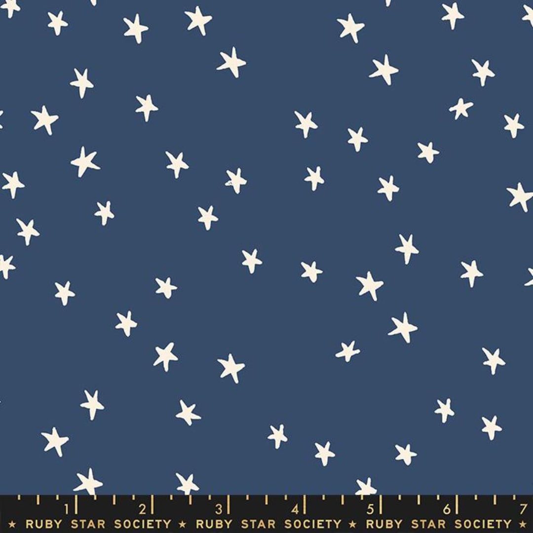 Starry Bluebell - Starry - Alexia Abegg - Ruby Star Society Fabric ...