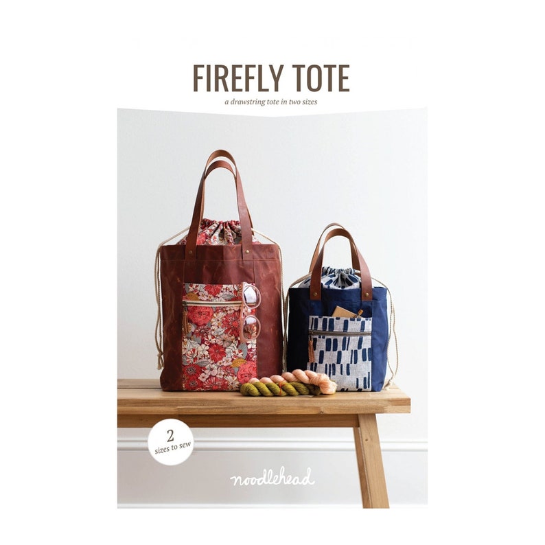 Firefly Tote Sewing Pattern Anna Graham Noodlehead 2 - Etsy