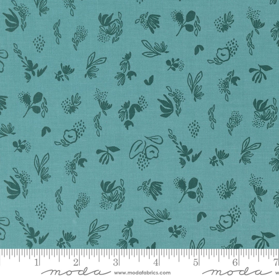 Floral Sprinkles Teal - Things Above - Fancy That Design House - Moda ...