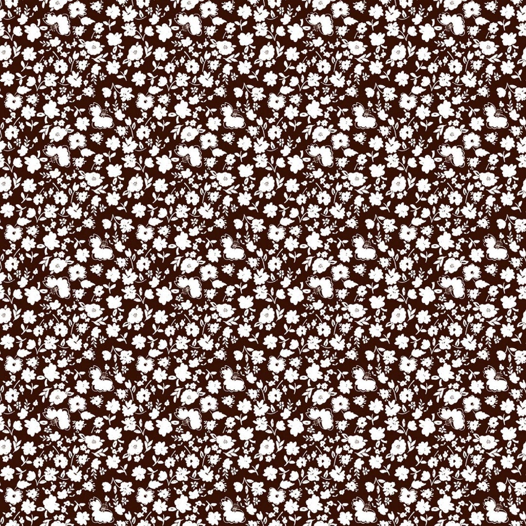 Wildflowers Black - Bloom True - Terri Conrad - Poppie Cotton - Fabric ...
