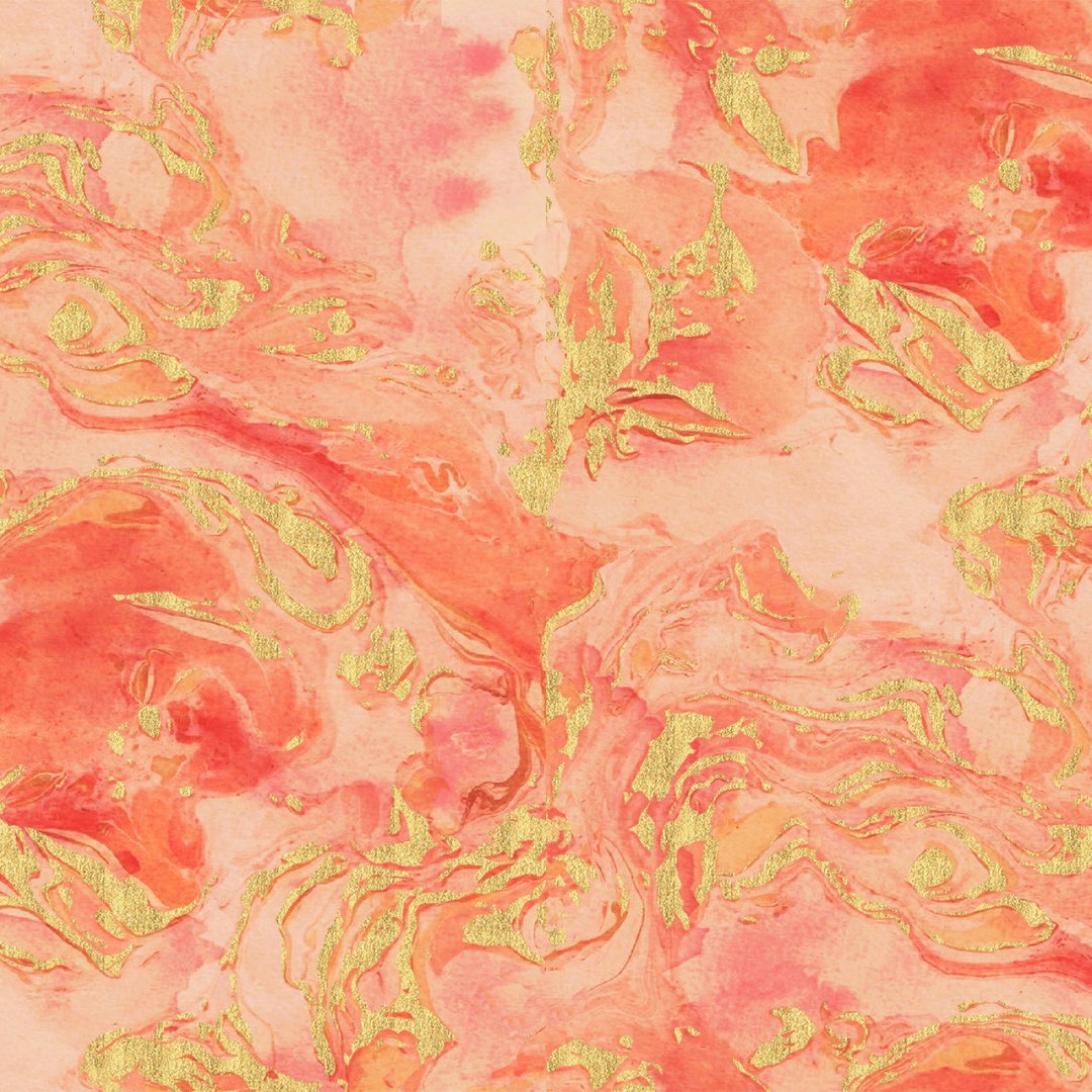 Etherial Melon METALLIC Moonlight Jennifer Ellory 3 Wishes Fabric 100% ...