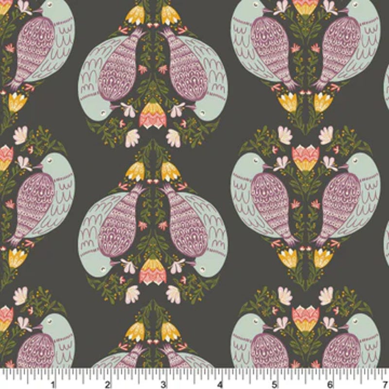 Plum Striped Cotton Fabric - Etsy