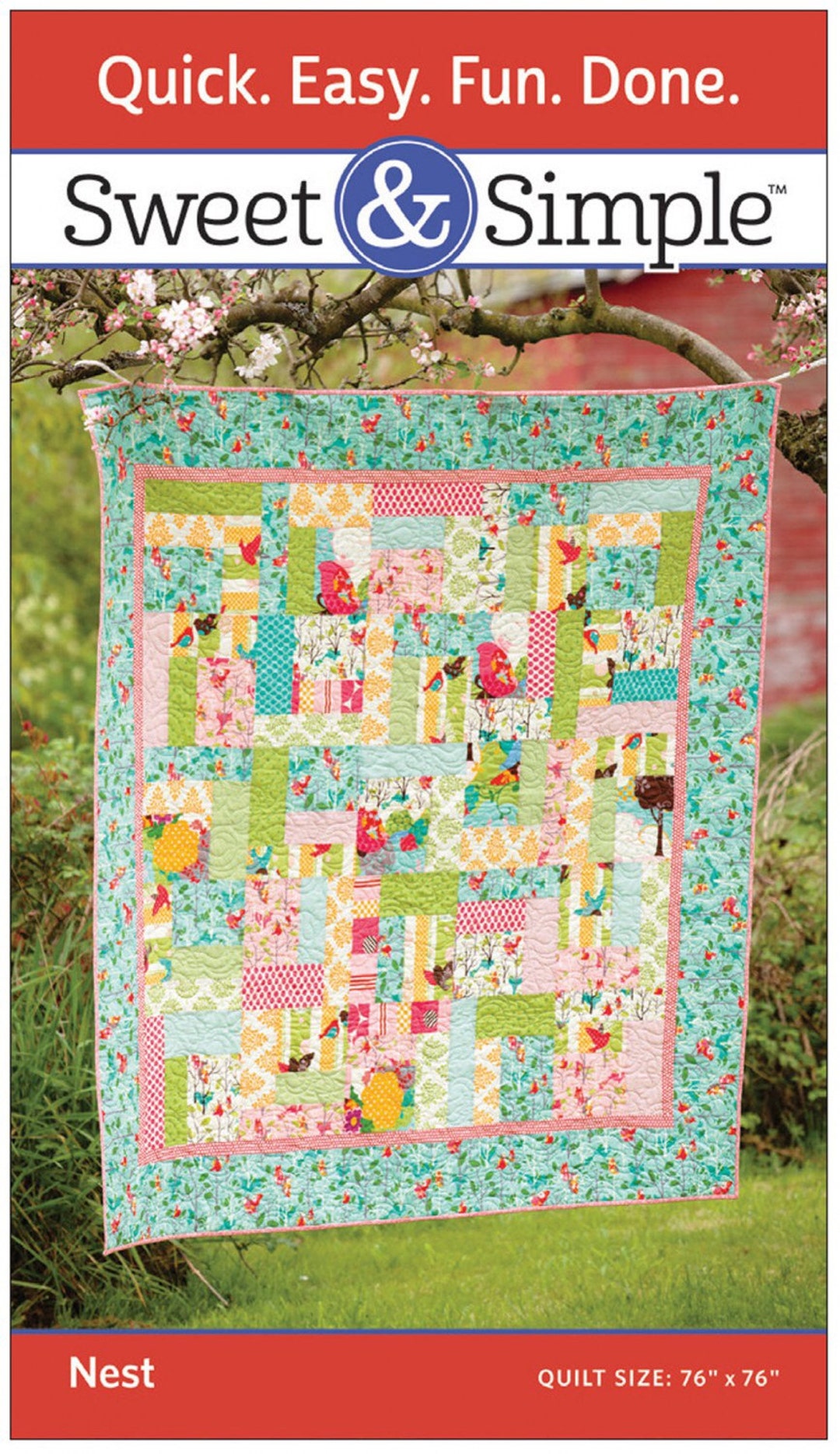 Sweet & Simple Nest Square Block Quilt Pattern by Martigale and Company ...