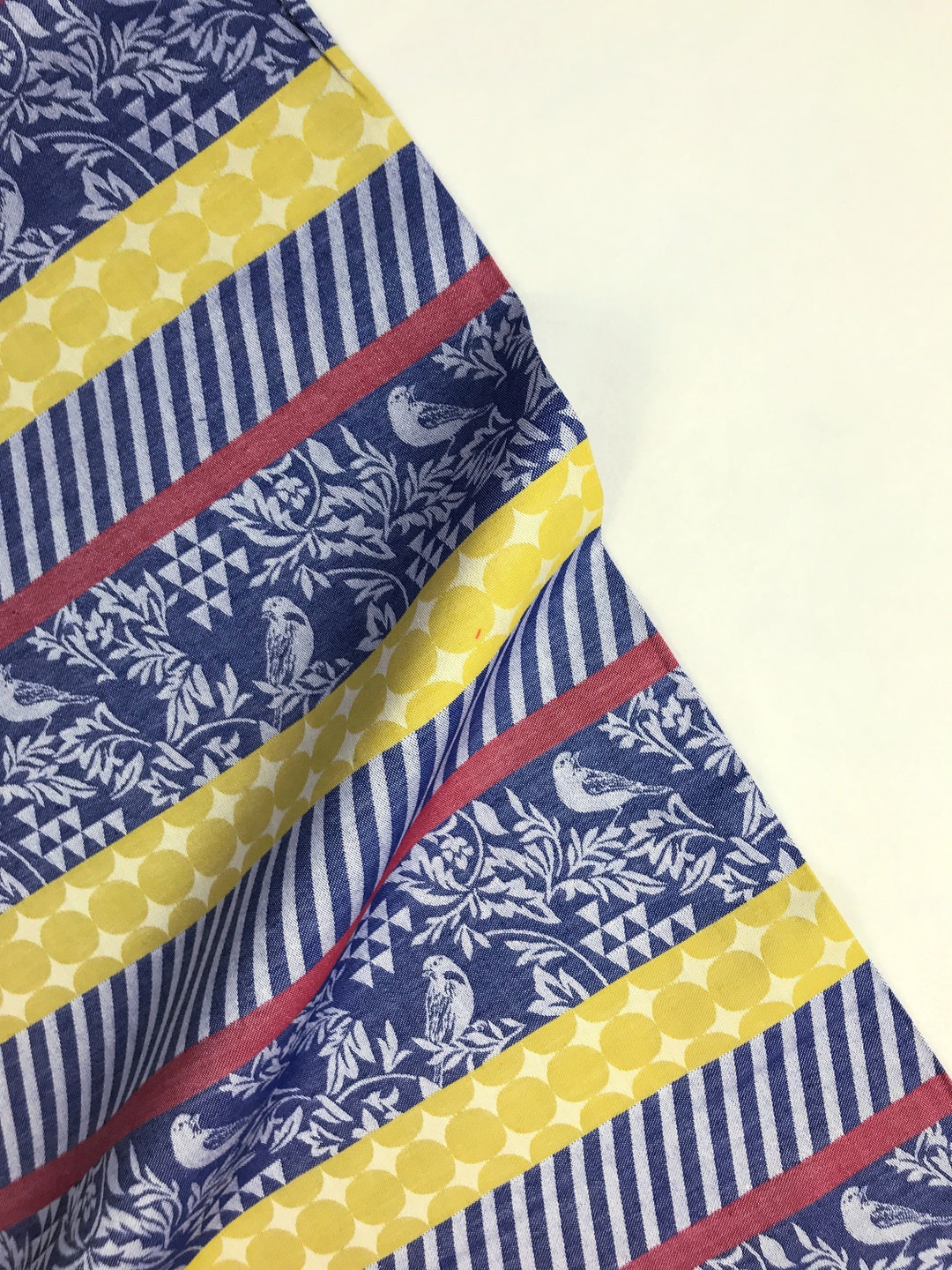Bird Gara A Echino Kokka Japanese Imported Fabric REVERSIBLE Fabric - Etsy