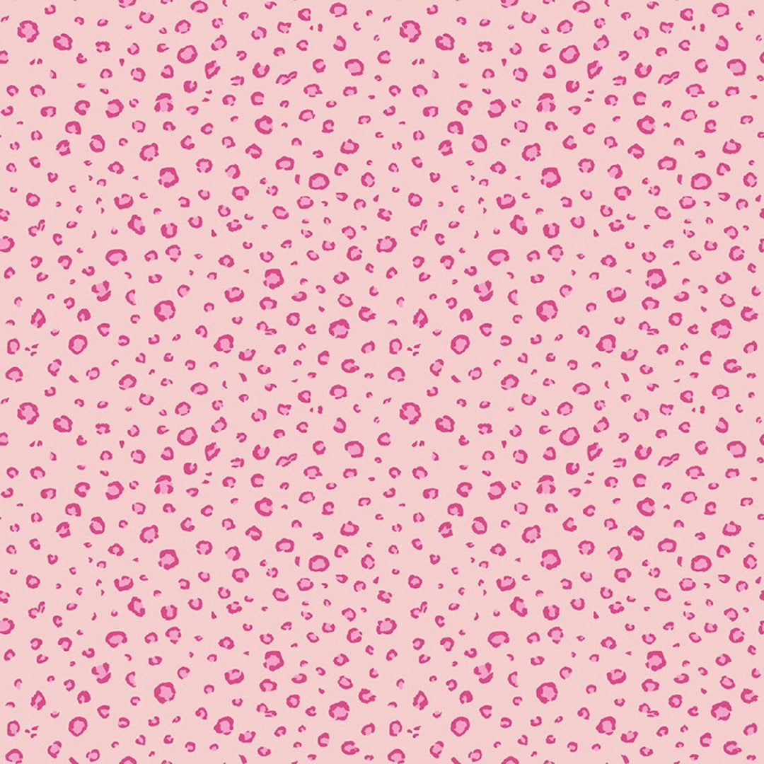 Leopard Spots Pink - Leafy Keen - Amanda Niederhauser - Riley Blake ...
