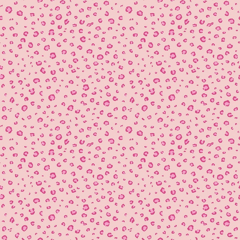 Pink Cheetah Print Fabric - Etsy