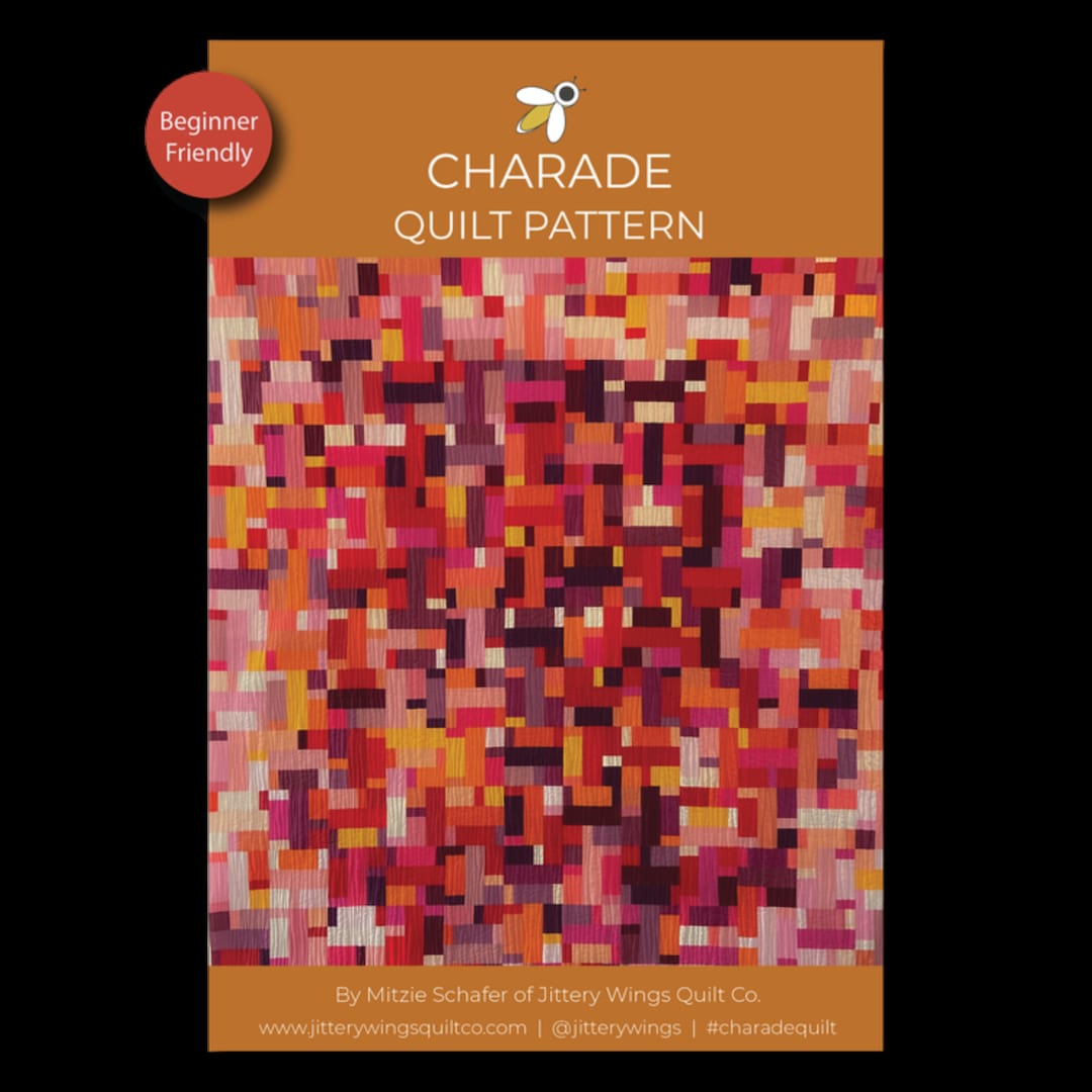 Charade Quilt Pattern Mitzie Schafer for Jittery Wings Quilt - Etsy Canada