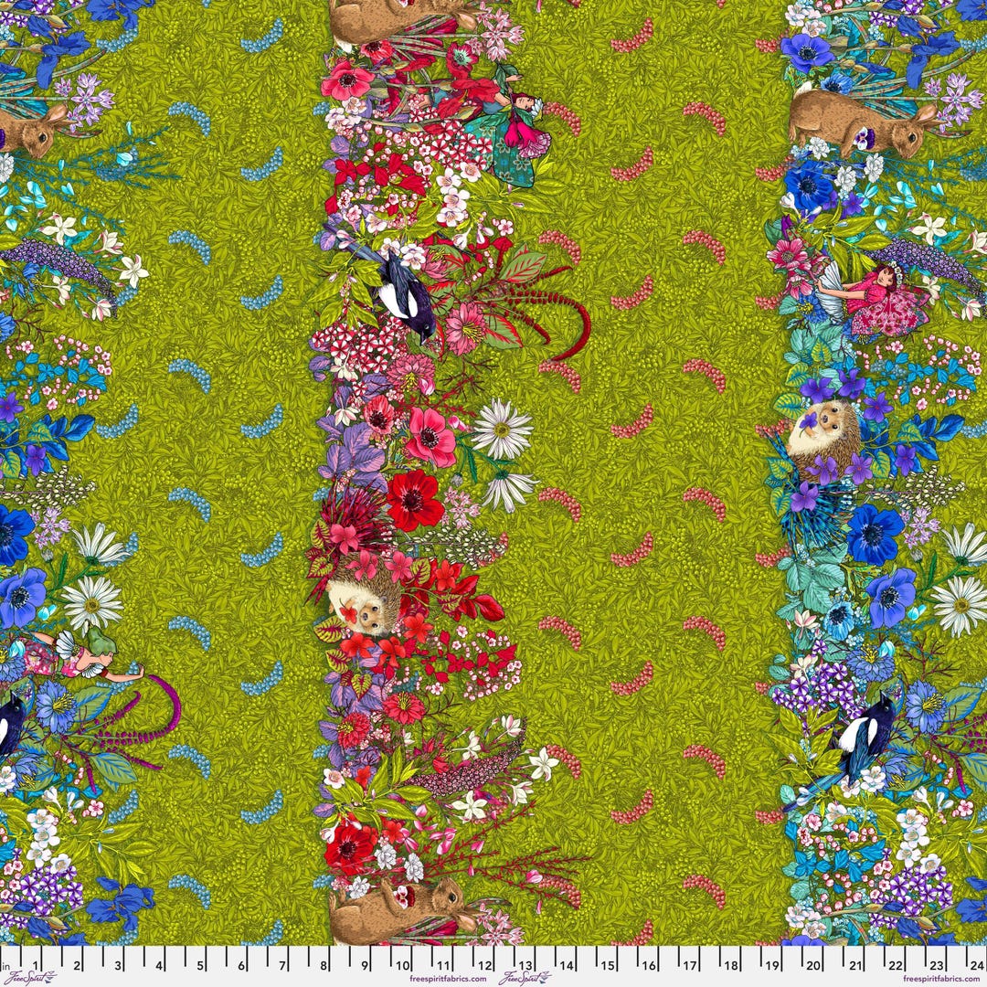Hedgerow Green - Language of Flowers - Odile Bailloeul - 100% Quilters ...