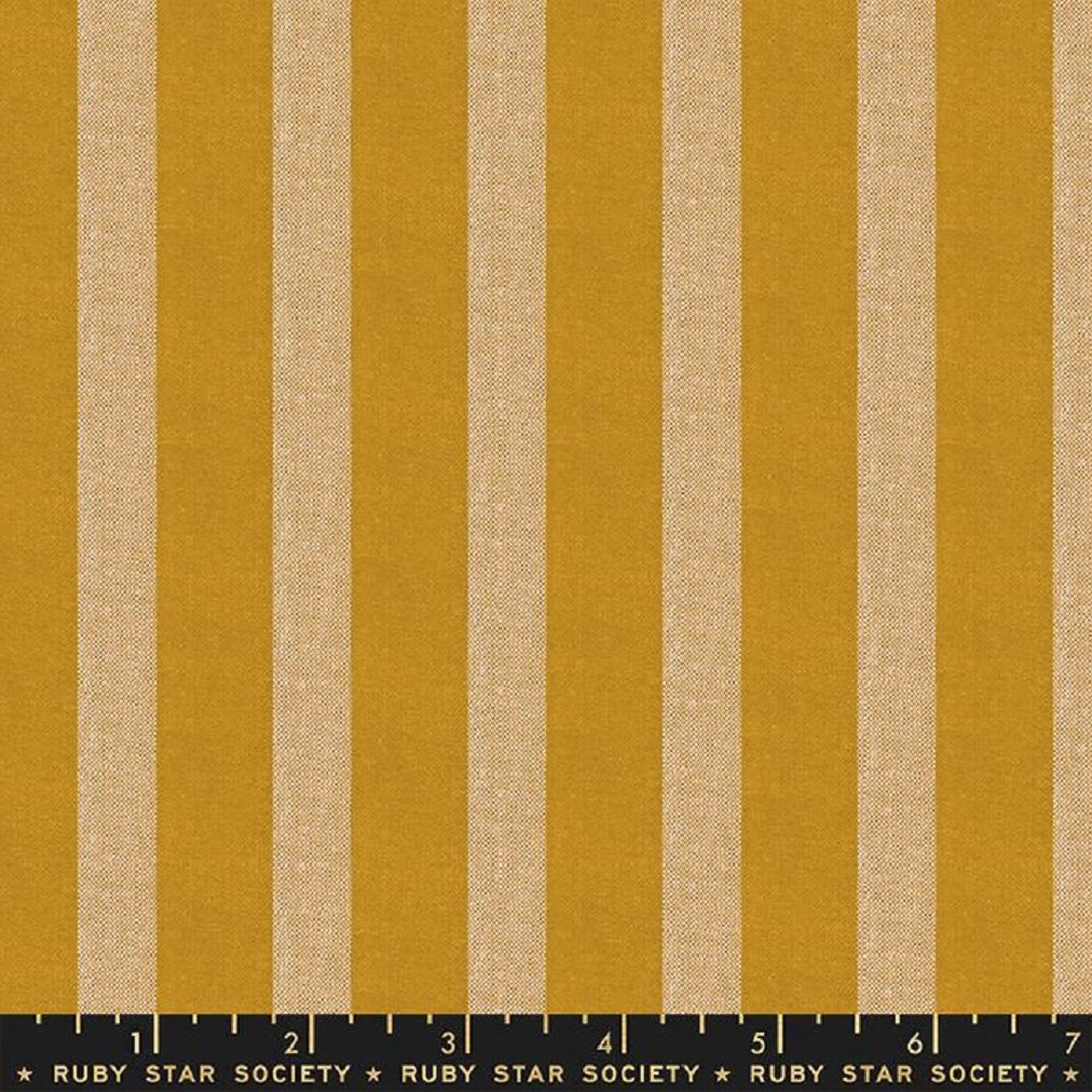 Breeze Stripes Goldenrod - Warp Weft Moonglow - Alexia Abegg - Ruby ...