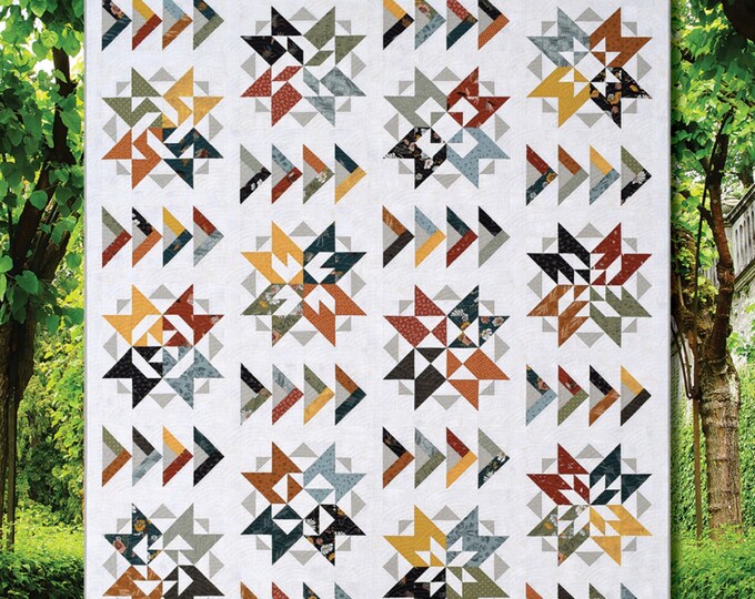 Chatsworth Quilt Pattern - Doug Leko Antler Quilt Design - BOM Plus ...