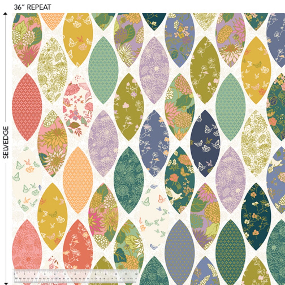 Cheater Cloth Multi ORGANIC - in the Garden - Jennifer Moore - Windham ...