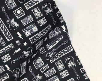 Retro Rock N Roll Fabric Rock N Roll Baby by Floramoon Designs Rock N ...