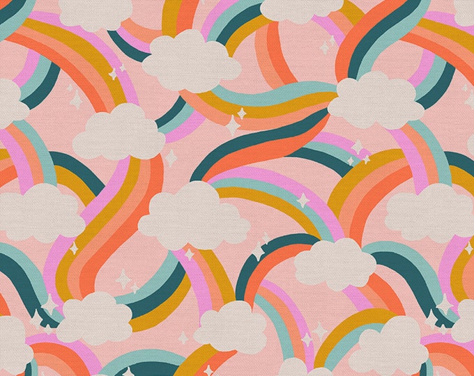 Rainbows and Clouds Sweet Dino Daydreams Iris Sea - Etsy