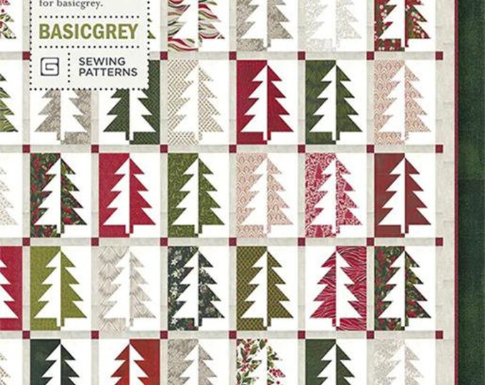 Pine View Quilt Pattern - Basic Grey - Featuring Pine Valley - Fat ...