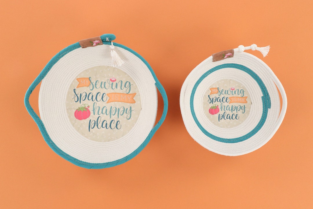 Kimberbell Designs - Rope Bowls - Happy Place Embroidery Project - CD ...