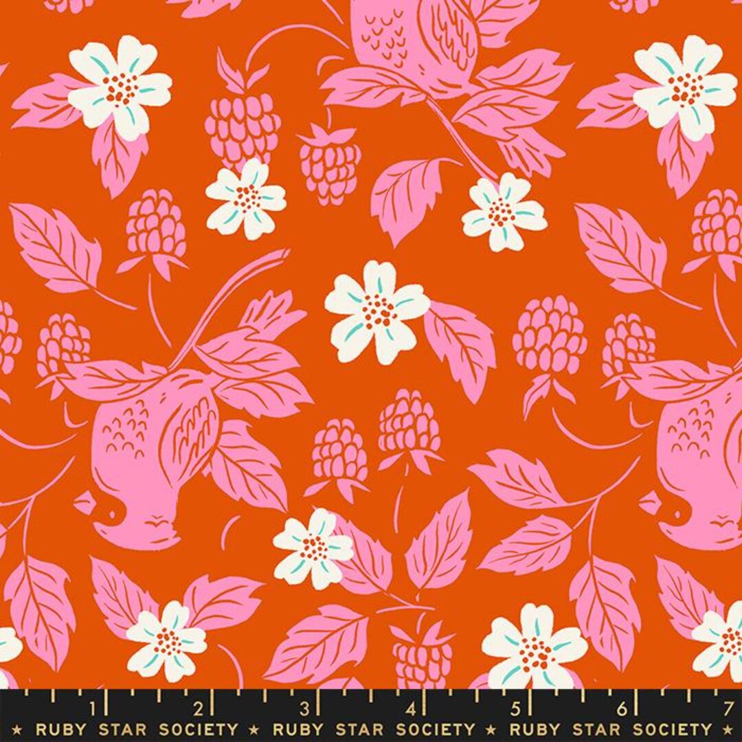 Cardinal Fire - Backyard - Sarah Watts - Ruby Star Society - Moda - 100 ...