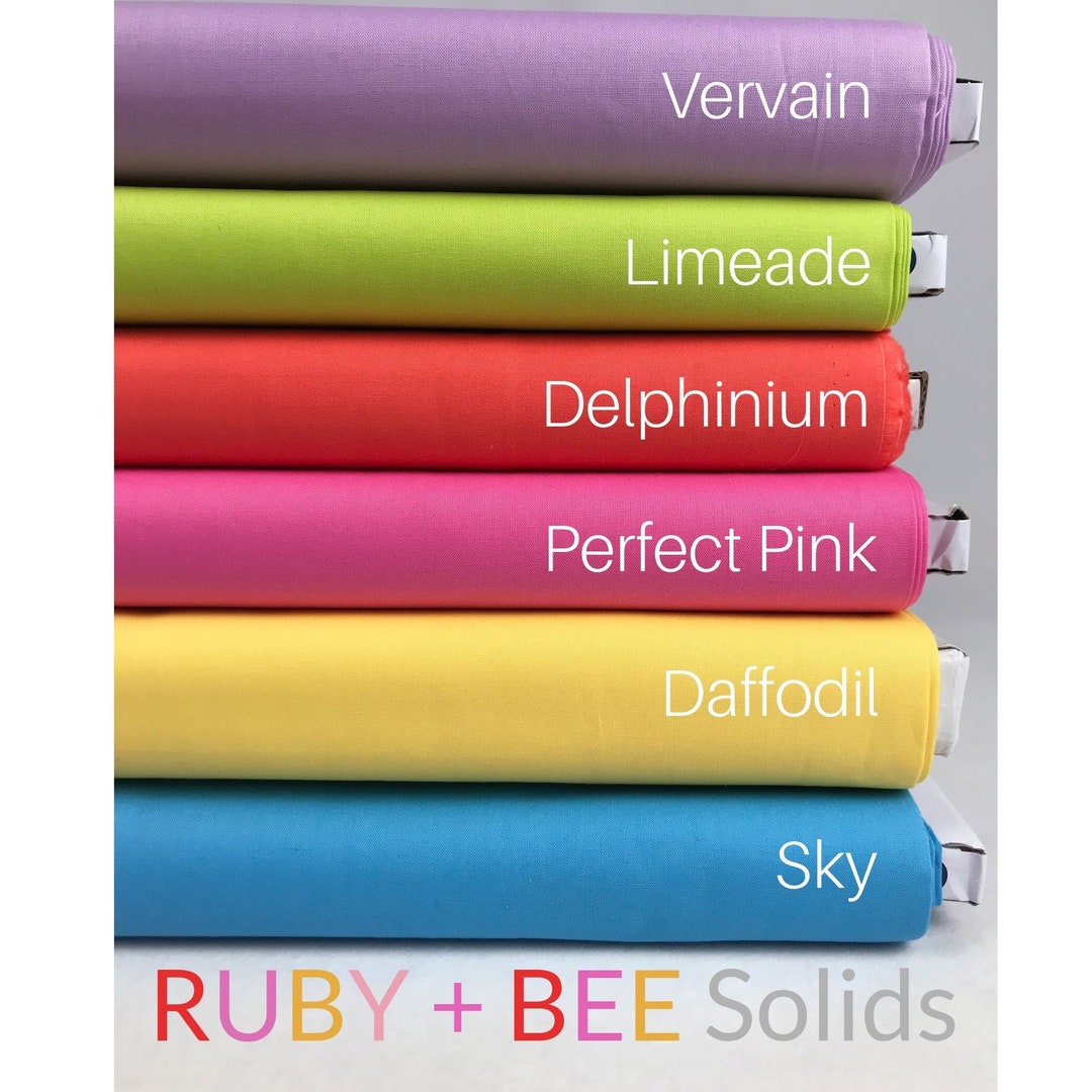 Ruby + Bee Solids - Heather Ross Annabel Wrigley - Windham Fabrics ...
