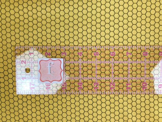 Bee Hive Honeycomb Black and Honey Devonstone Quilters Cotton Queen Bee Sewing & Fiber Craft ...