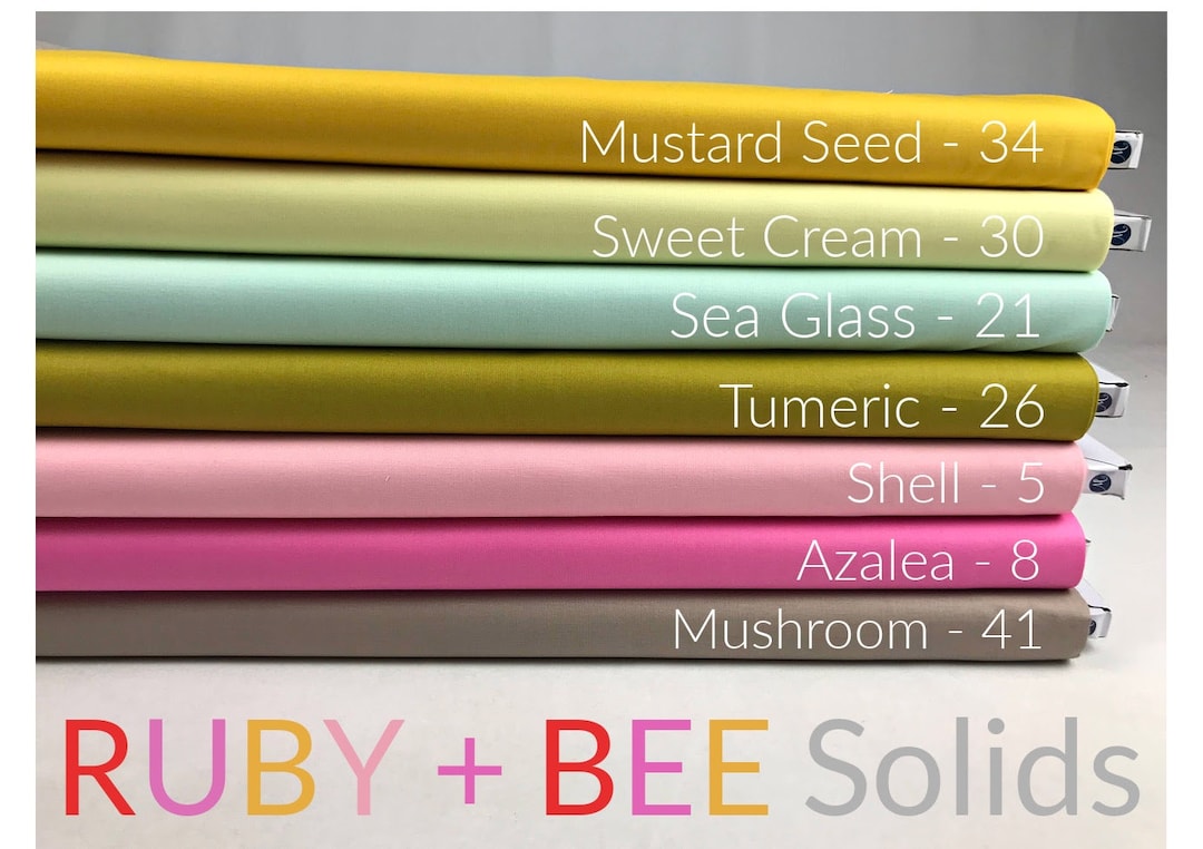 Ruby + Bee Solids - Heather Ross Annabel Wrigley - Windham Fabrics ...