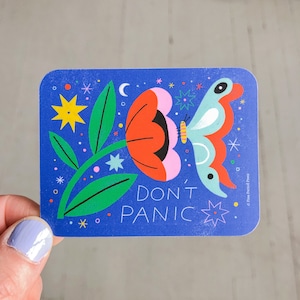 Don't Panic Vinyl Decal Sticker Vinyl Decal Stickers for Laptops ...