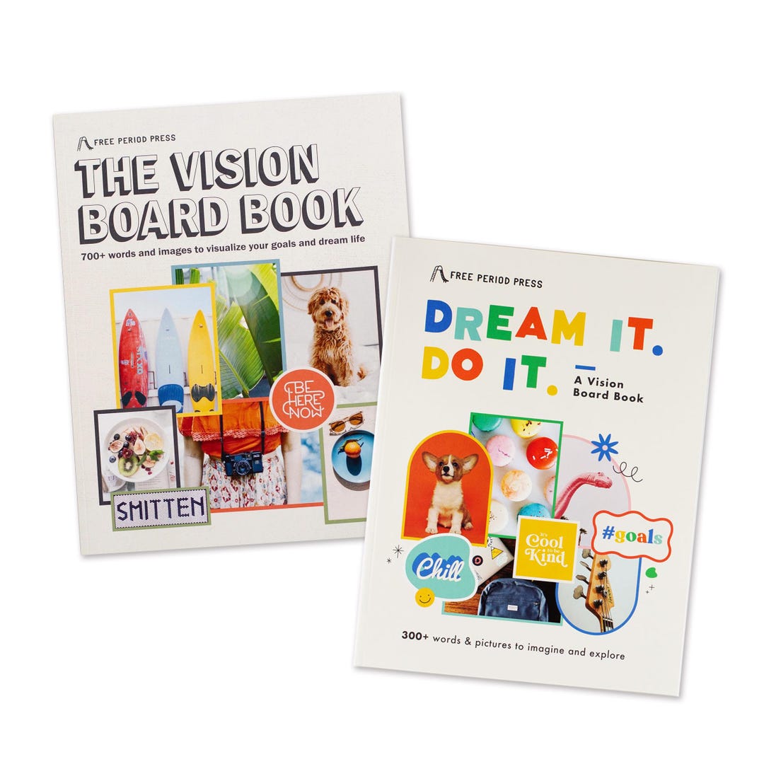 The Vision Board Book Bundle | Vision Board Book | Manifestation Board ...