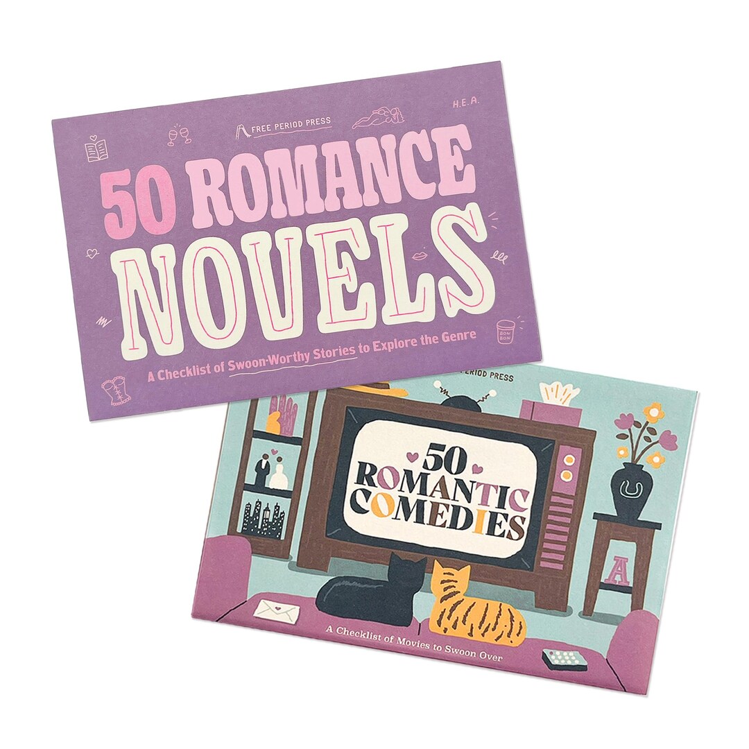 Hopeless Romantic Checklist Bundle: 50 Romance Novels & Comedies - Etsy