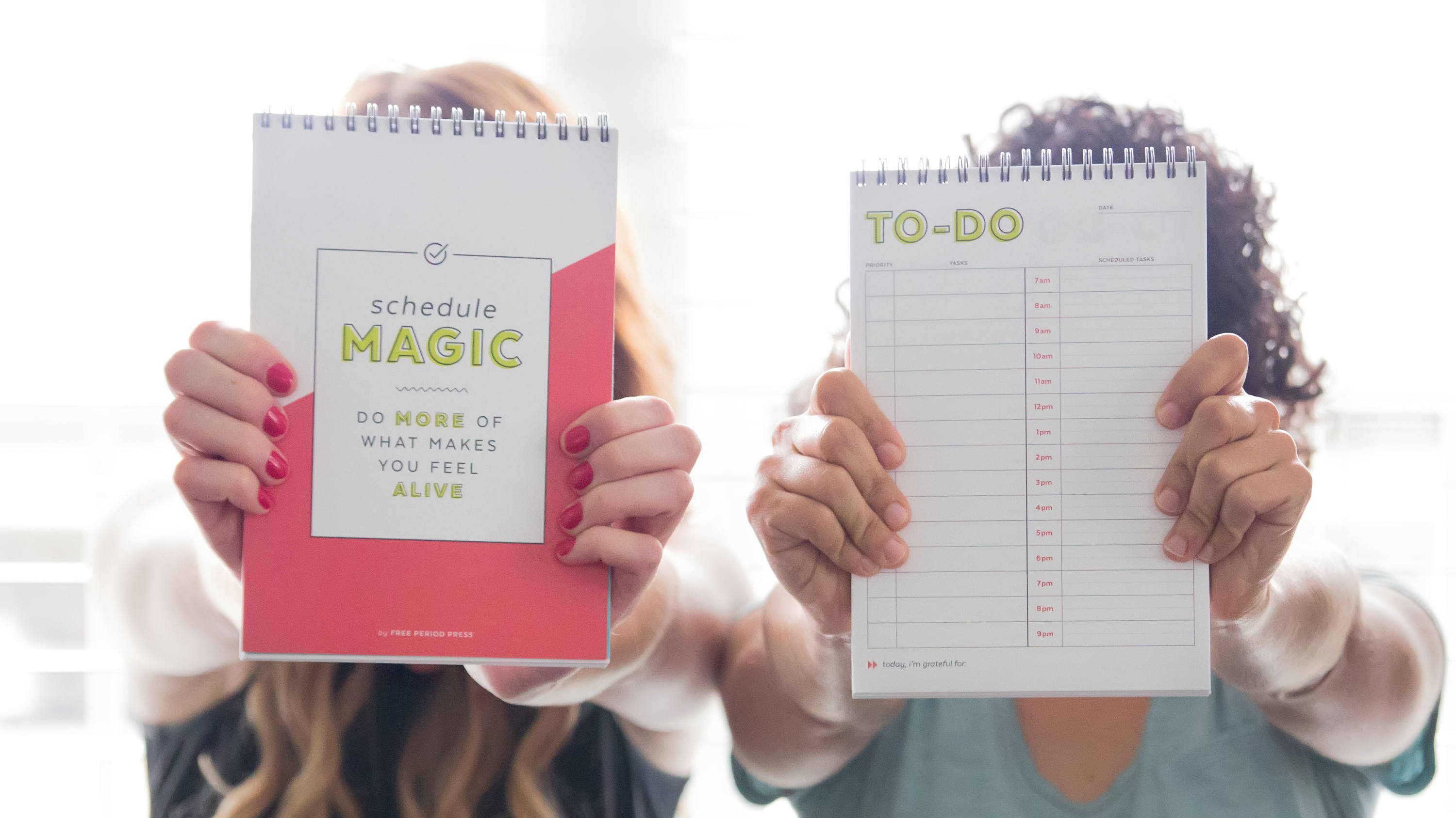 Schedule Magic To-do List Notebook: Spiral Bound Productivity Planner ...