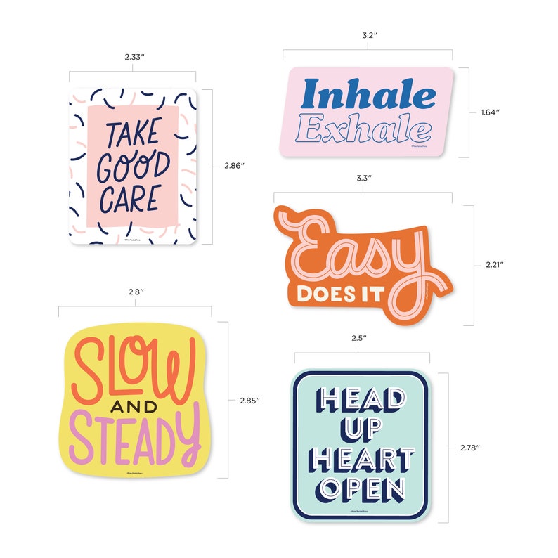 Self Care Sticker Pack Vinyl Decal Stickers For Laptops Etsy