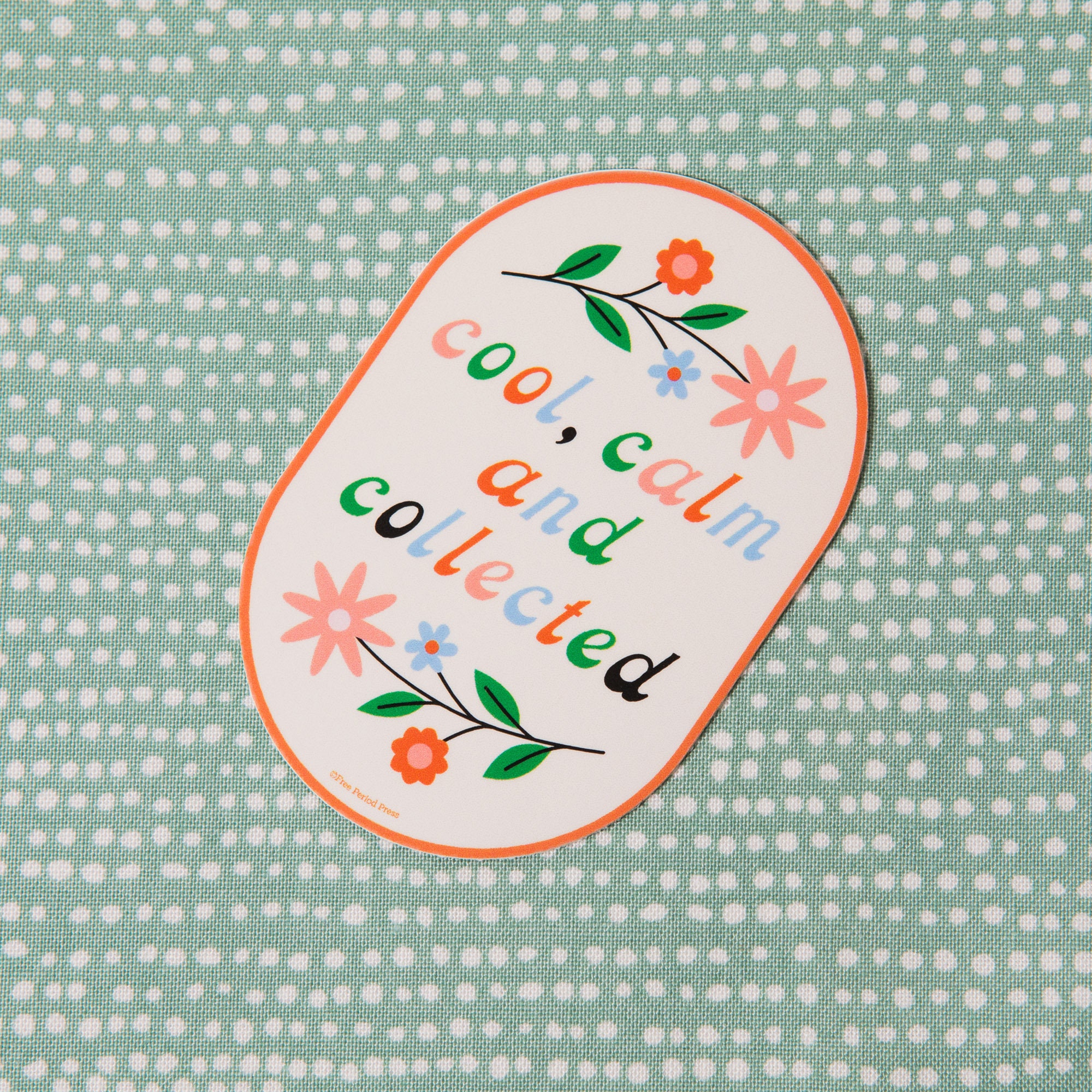 Cool Calm and Collected Vinyl Decal Sticker Laptop Sticker - Etsy