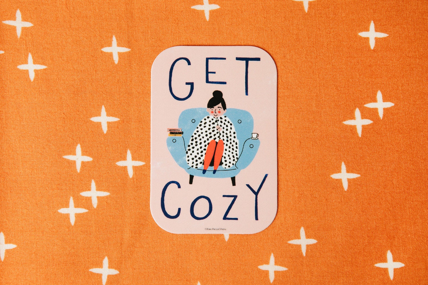 Get Cozy Vinyl Decal Sticker Vinyl Decal Stickers for - Etsy