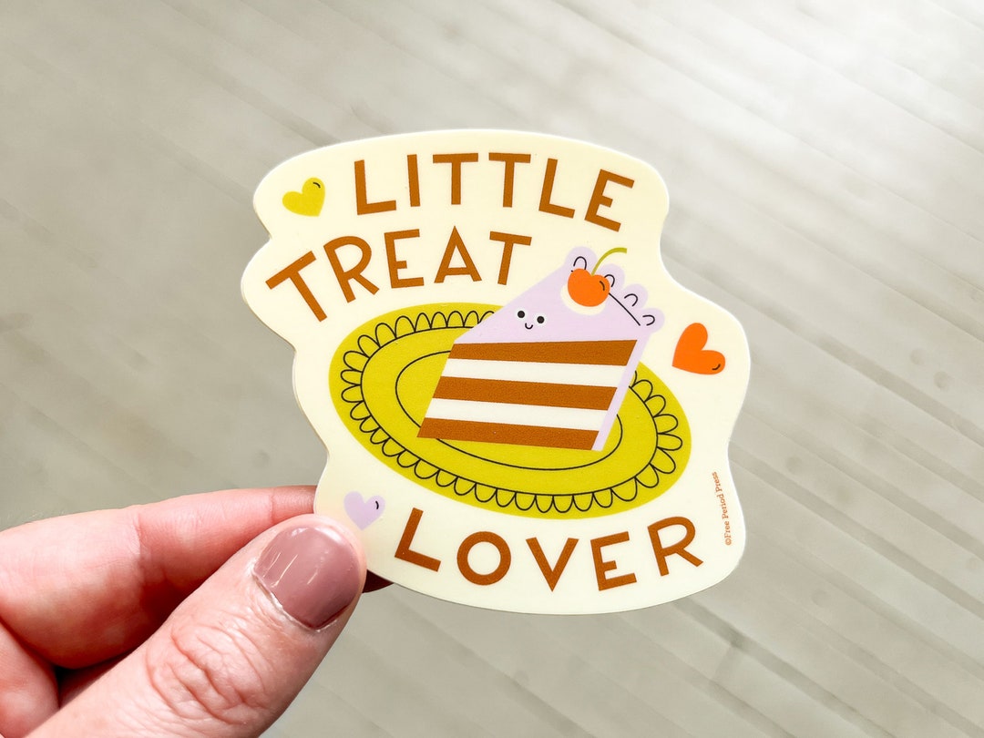 Little Treat Lover Cake Vinyl Decal Sticker | Vinyl Decal Stickers for ...