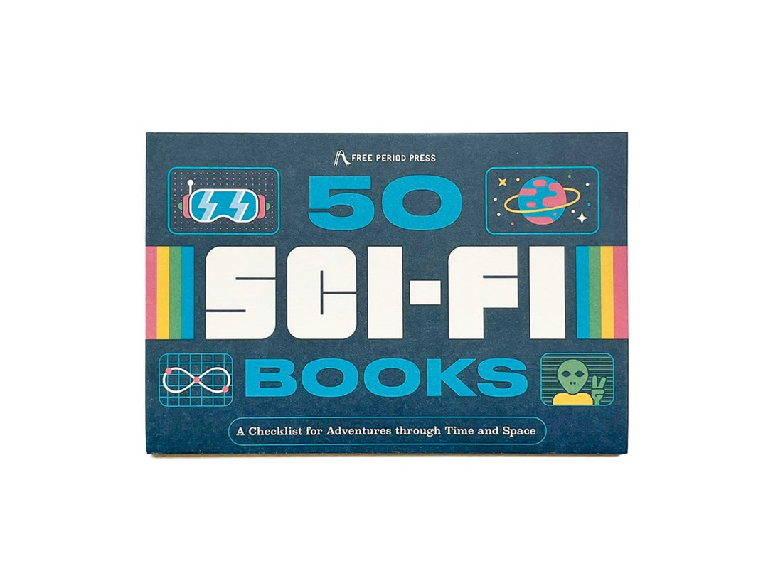 50 Sci-fi Books Checklist: Reading Tracker Bookmark - Etsy