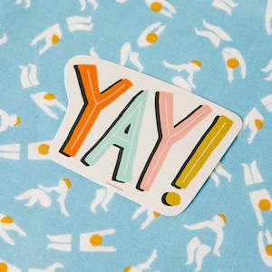 Yay Vinyl Decal Sticker | Vinyl Decal Stickers for Laptops, Planners ...