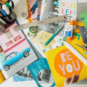 Collage Kit Magazine: 120 Pages of Art - Vol. 1 - Etsy