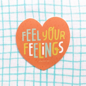 Feel Your Feelings Vinyl Decal Sticker Vinyl Decal Stickers for Laptops ...