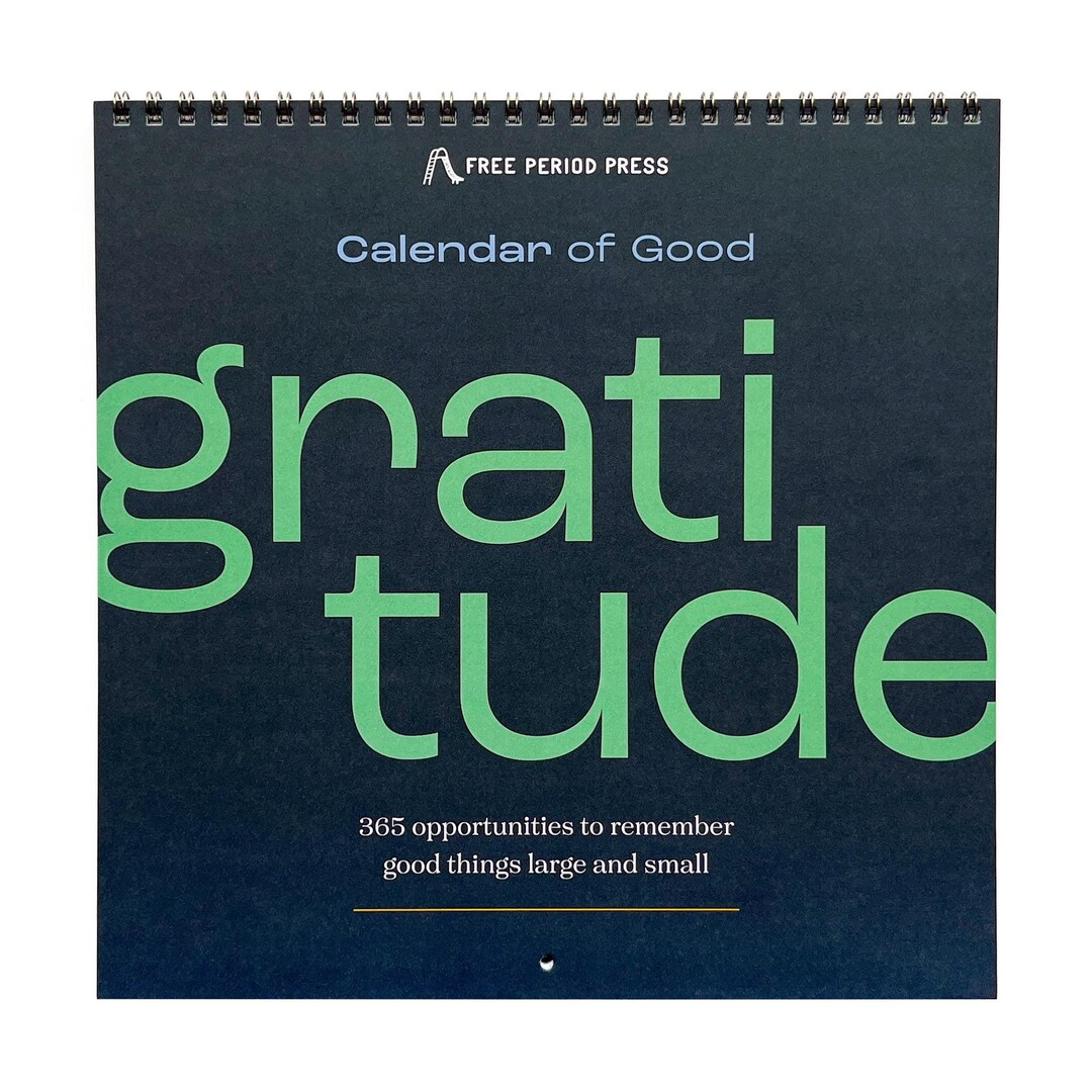 Gratitude Calendar: Daily Journal - 365 Opportunities - Etsy