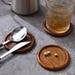 Teak Wood Coaster Set, 3-inch Size, Set of 5 - Etsy